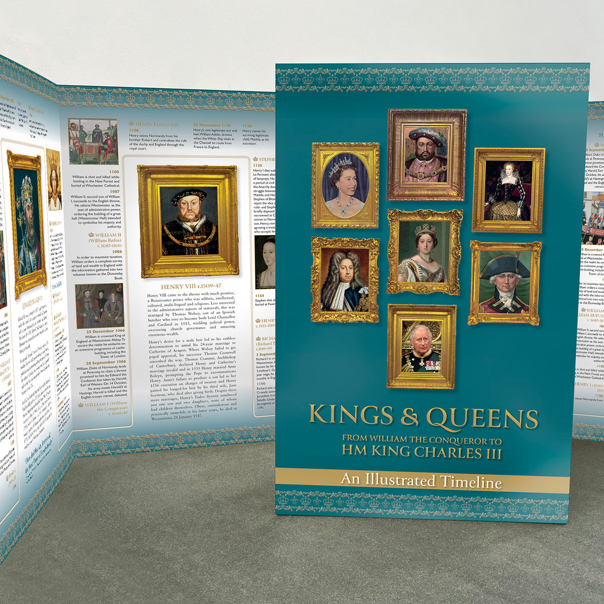 Illustrated Timeline: 'Kings & Queens - from William the Conqueror to ...