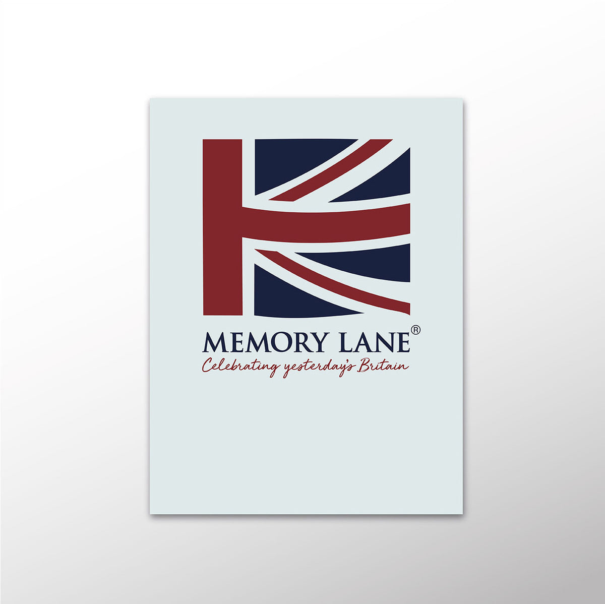 Small 'Memory Lane' header card for counter-top spinners and wall-moun ...