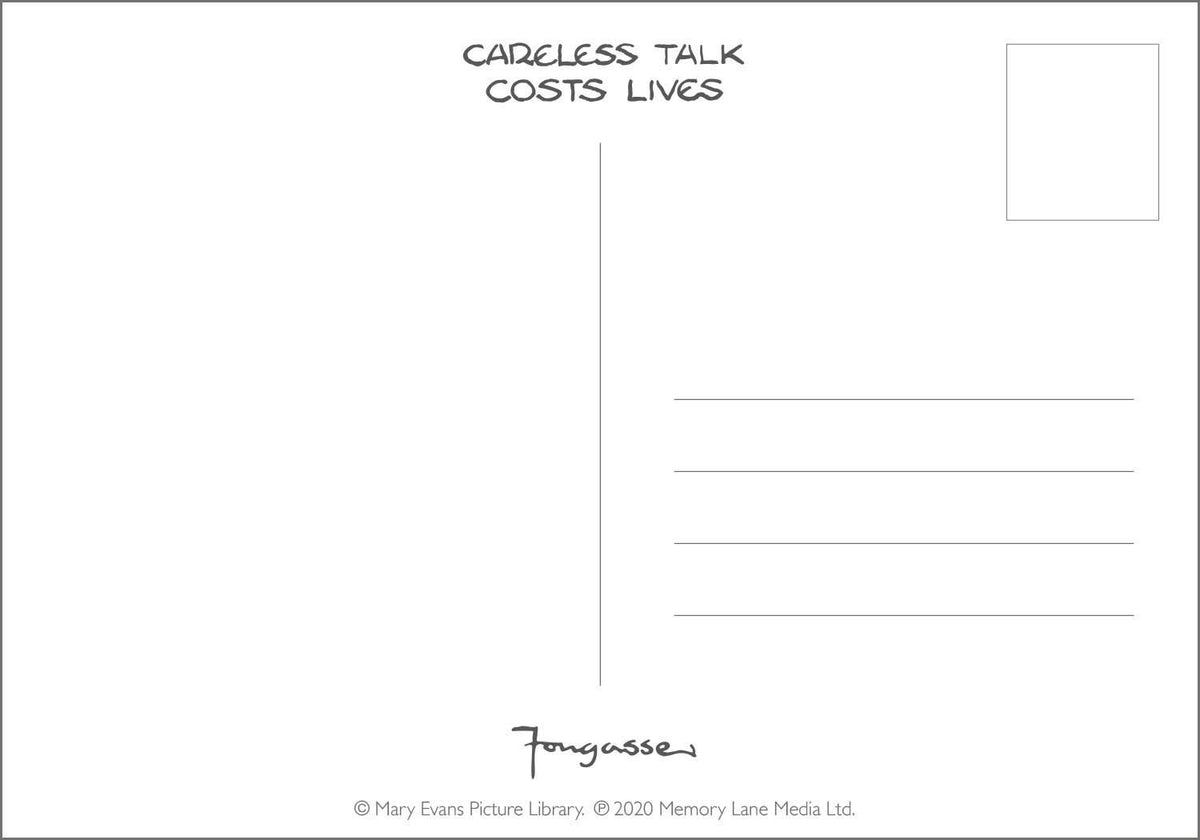 POSTCARD (Pack of 10): 'You Never Know Who's Listening!' ML0003 ...